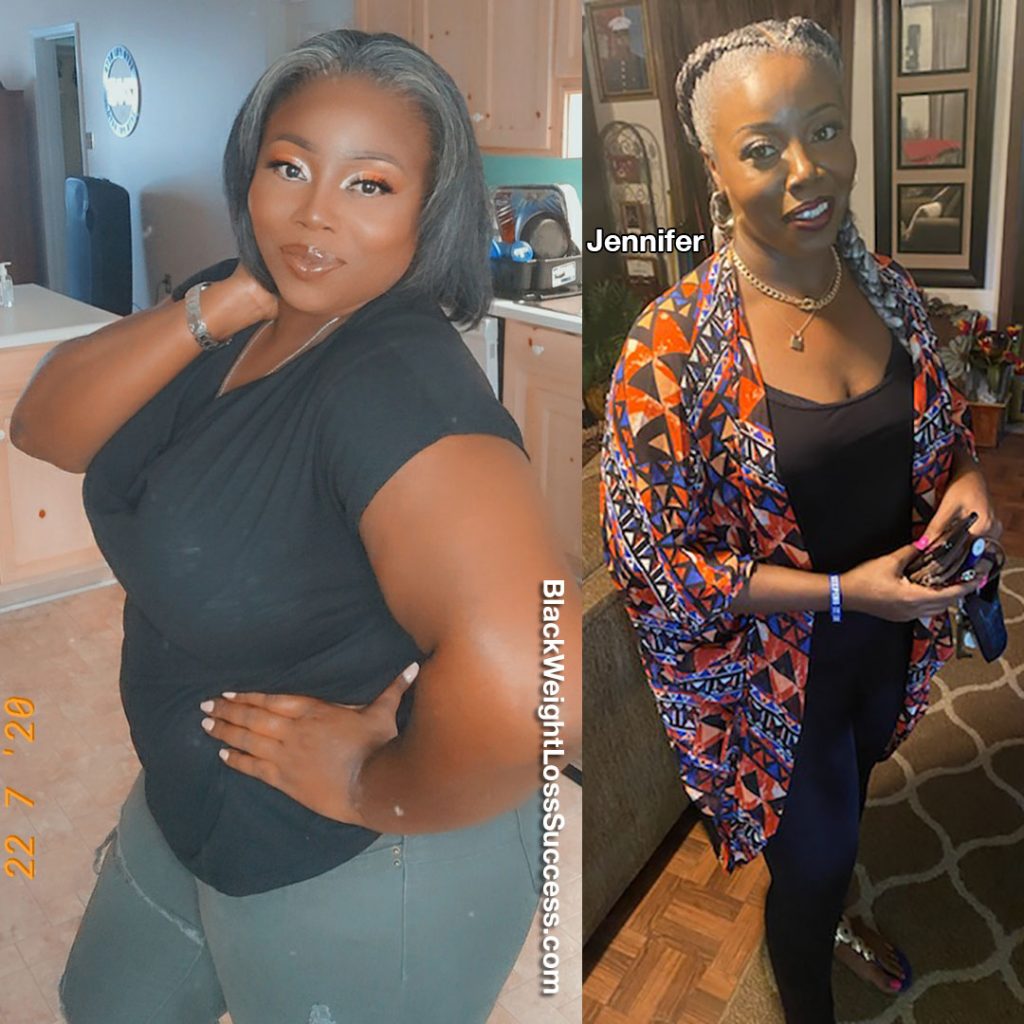 Jennifer lost 78 pounds - Black Weight Loss Success