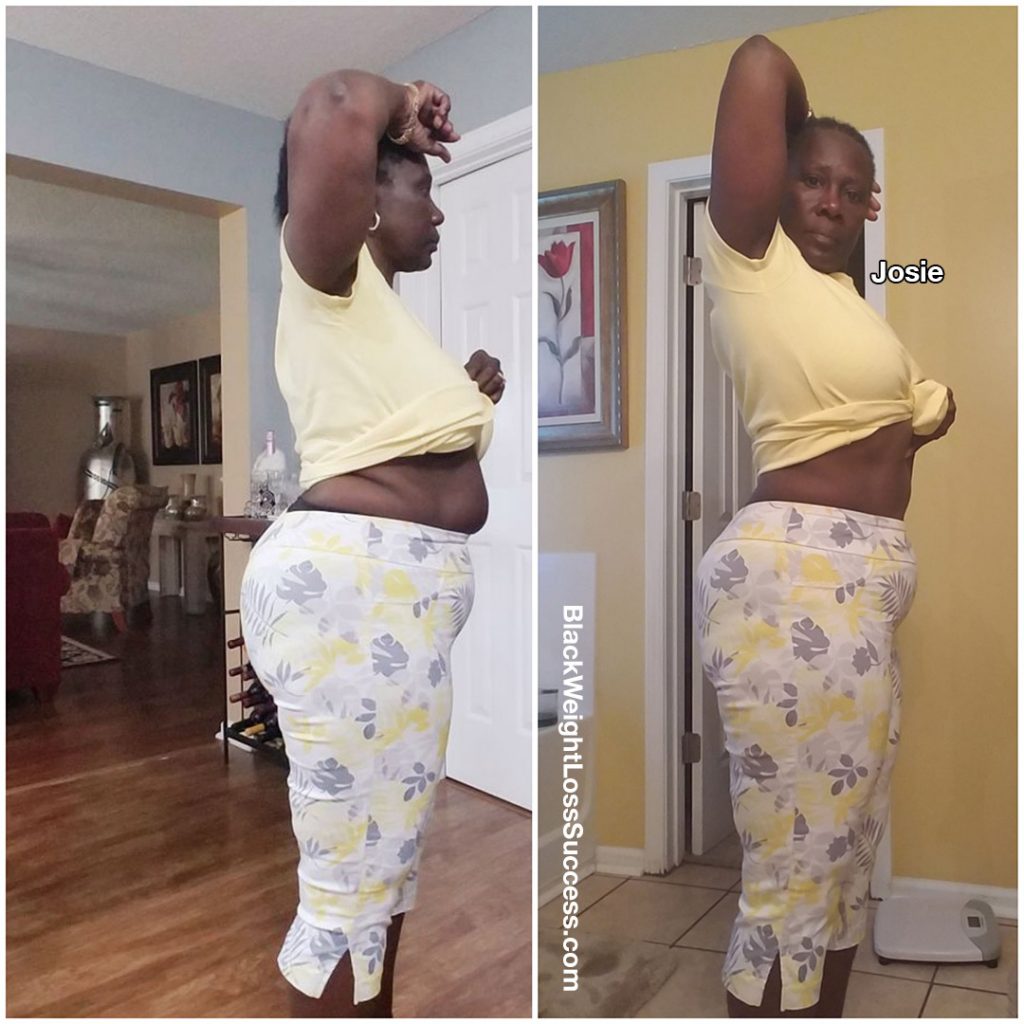 Josephine lost 32 pounds - Black Weight Loss Success