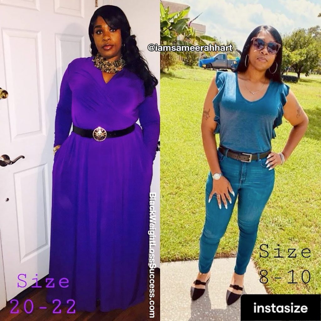 Sameerah lost 117 pounds - Black Weight Loss Success
