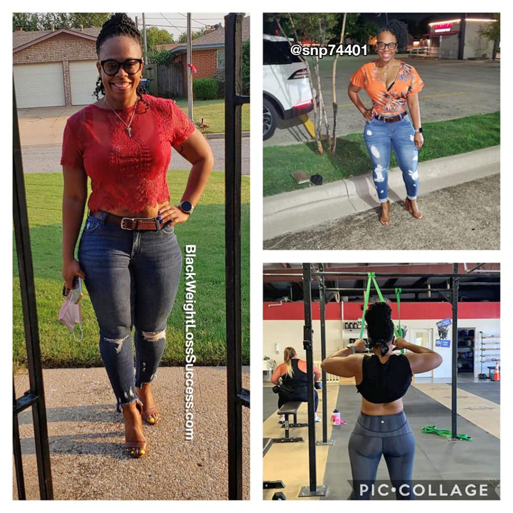 Shontay lost 53 pounds - Black Weight Loss Success