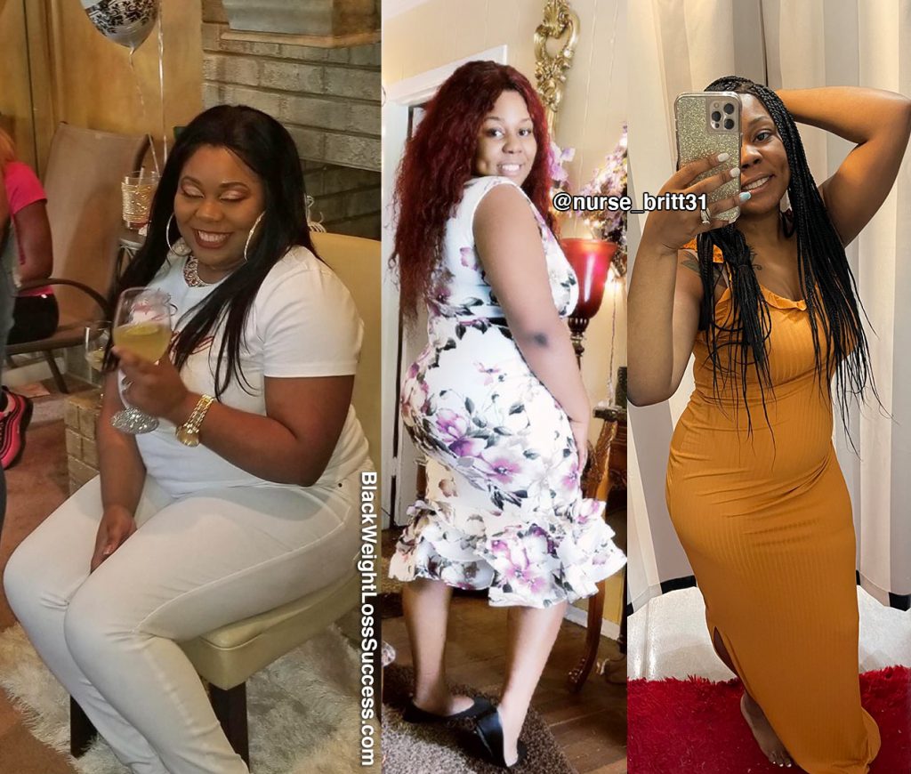 Brittaney lost 64 pounds - Black Weight Loss Success