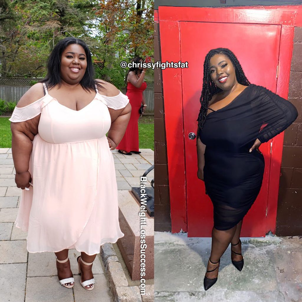 Chrissy lost 173 pounds - Black Weight Loss Success