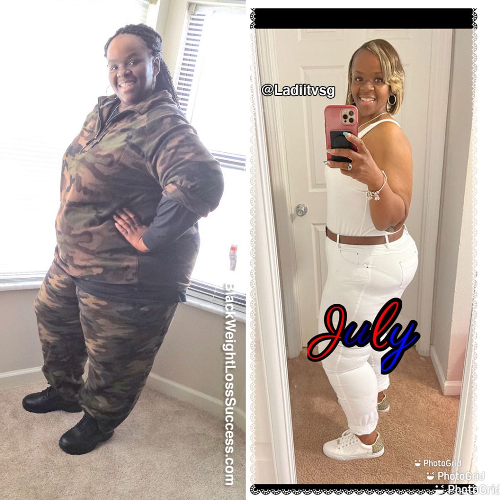 Tonya lost 136 pounds - Black Weight Loss Success