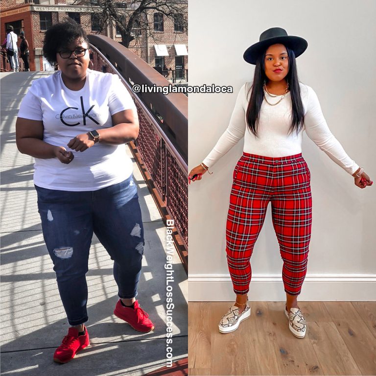 Lamonda lost 163 pounds - Black Weight Loss Success