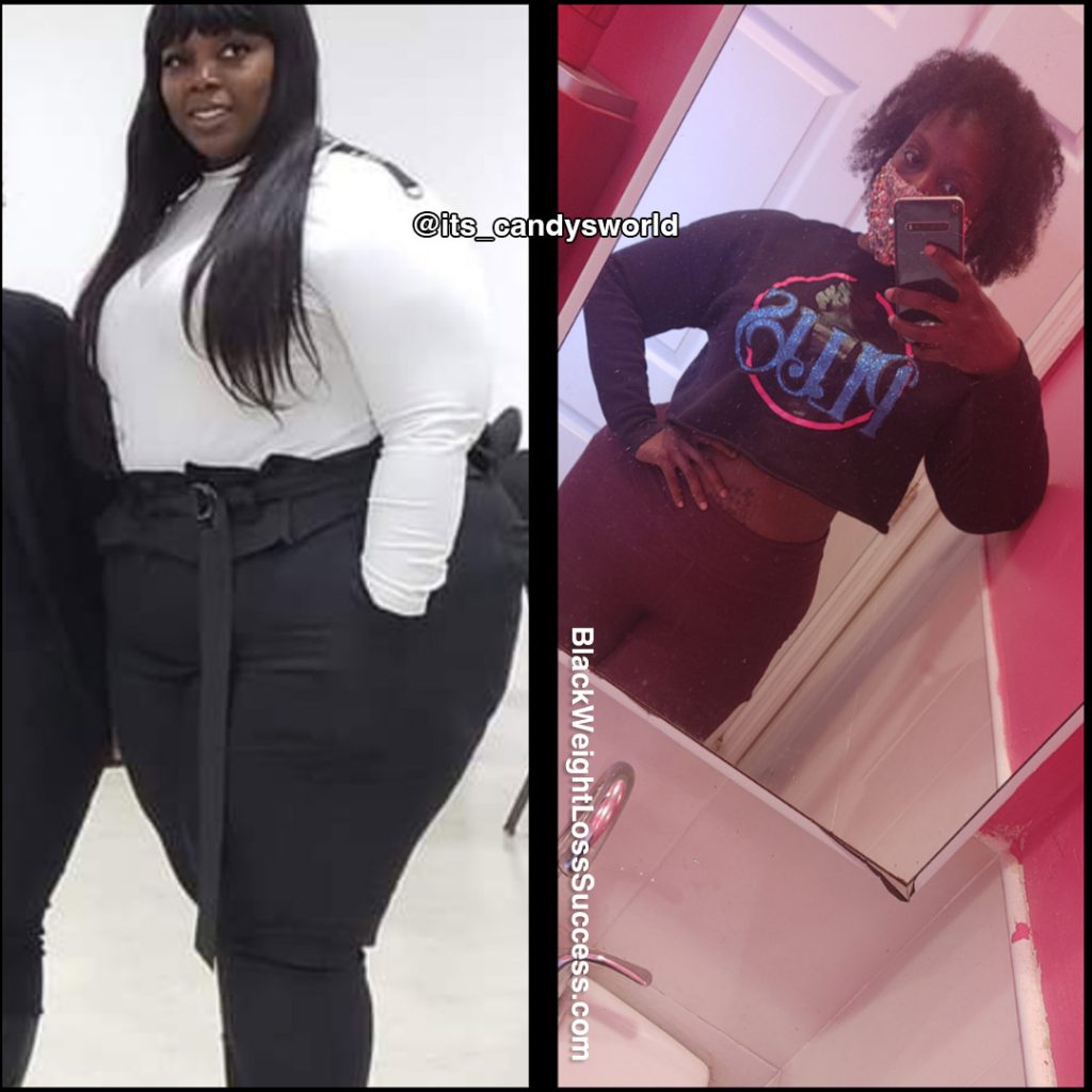 Candace lost 116 pounds - Black Weight Loss Success