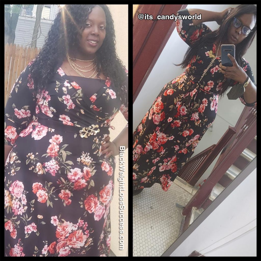 Candace lost 116 pounds - Black Weight Loss Success