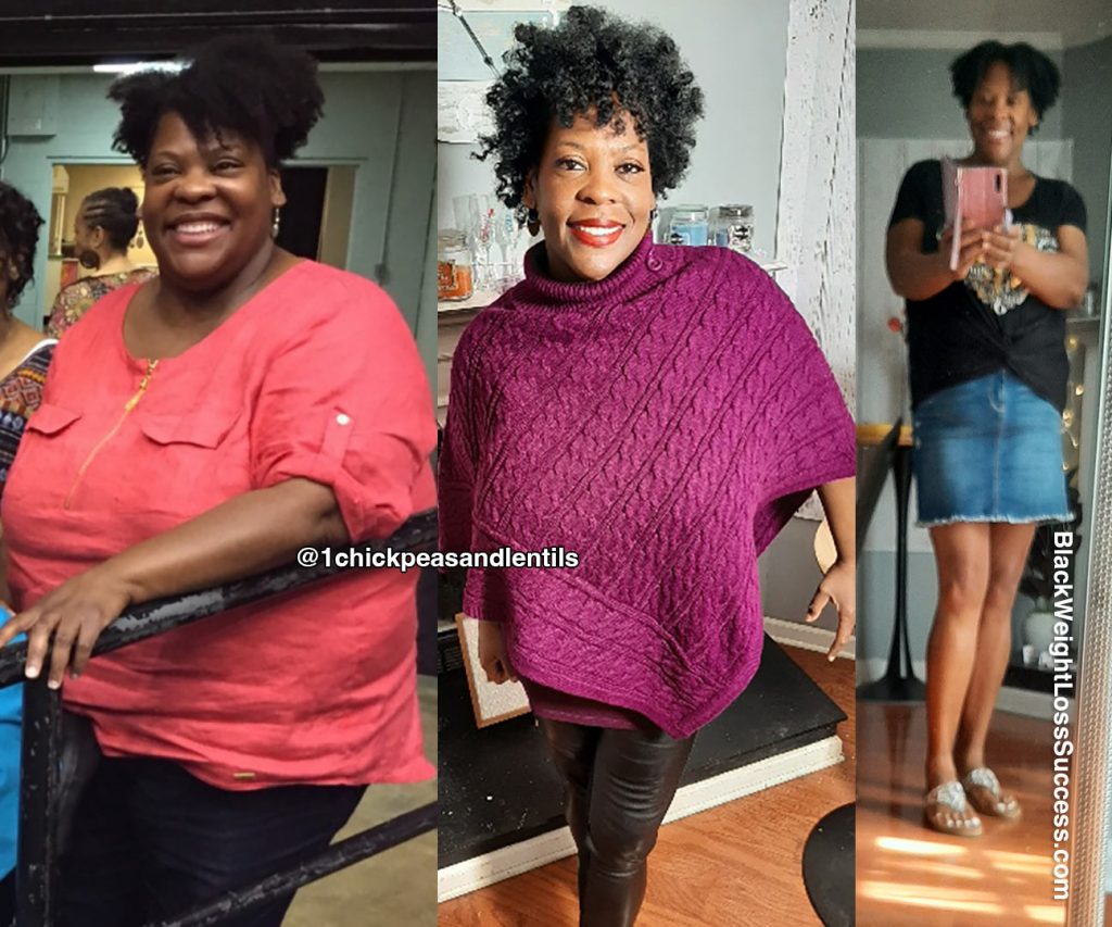K. Nichelle lost 109 pounds - Black Weight Loss Success