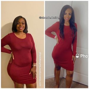 RaShonda lost 73 pounds - Black Weight Loss Success