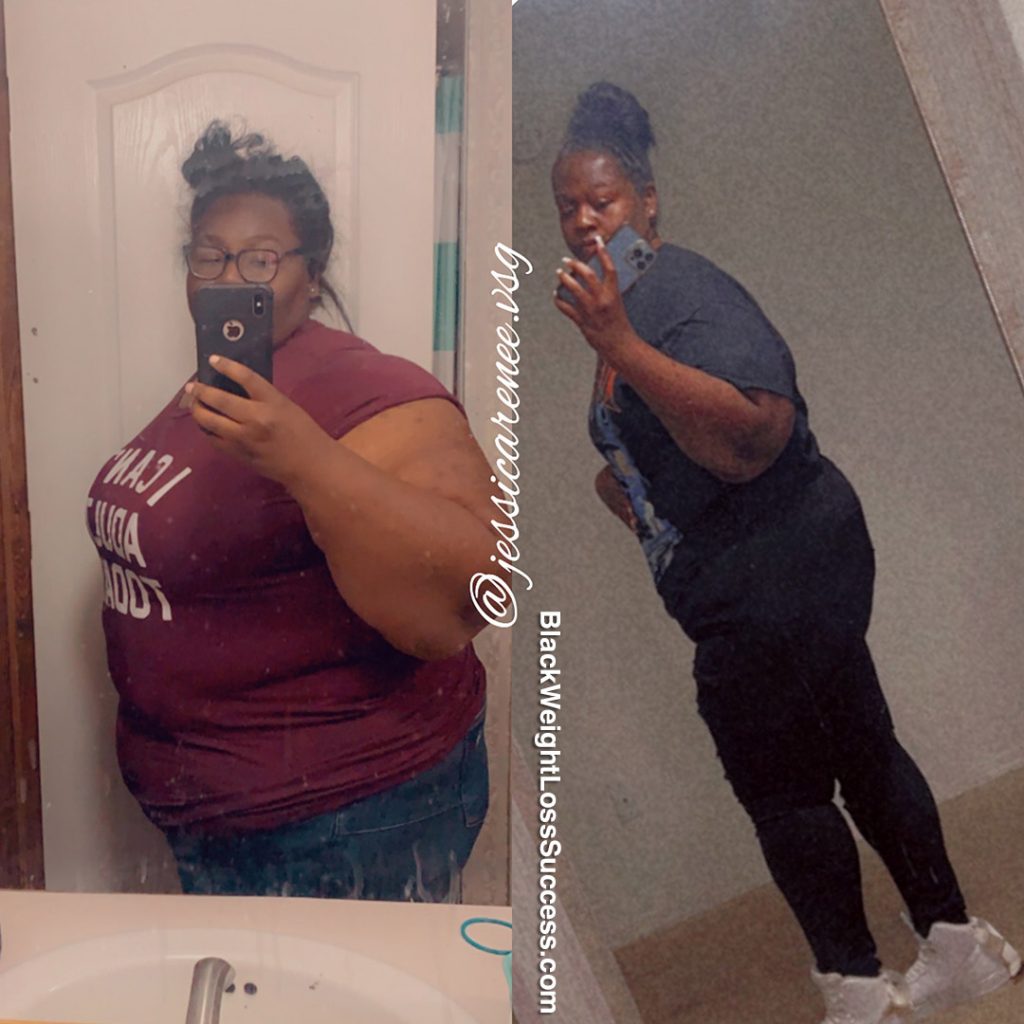 Jessica lost 136 pounds - Black Weight Loss Success