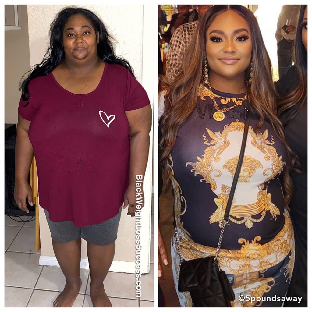 Lisa lost 171 pounds - Black Weight Loss Success