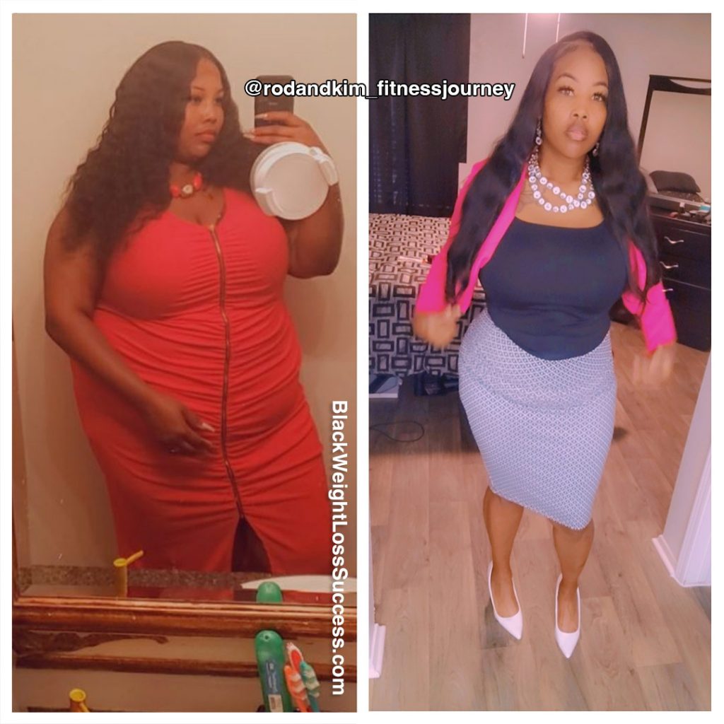 Kimberly lost 128 pounds - Black Weight Loss Success