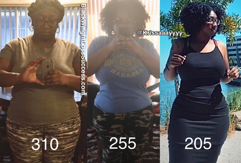 Krissy lost 108 pounds - Black Weight Loss Success