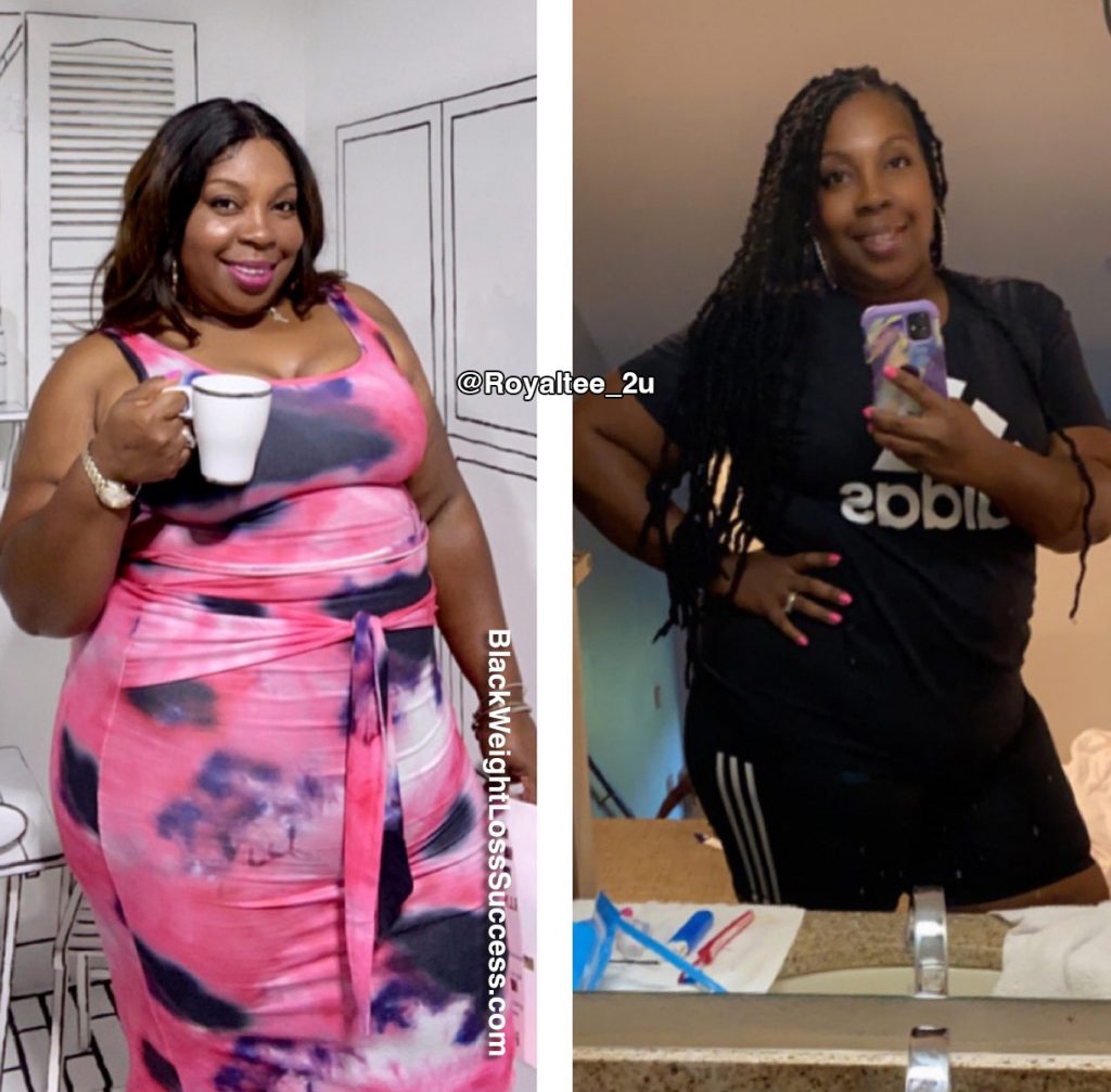 Nashawn lost 55 pounds - Black Weight Loss Success
