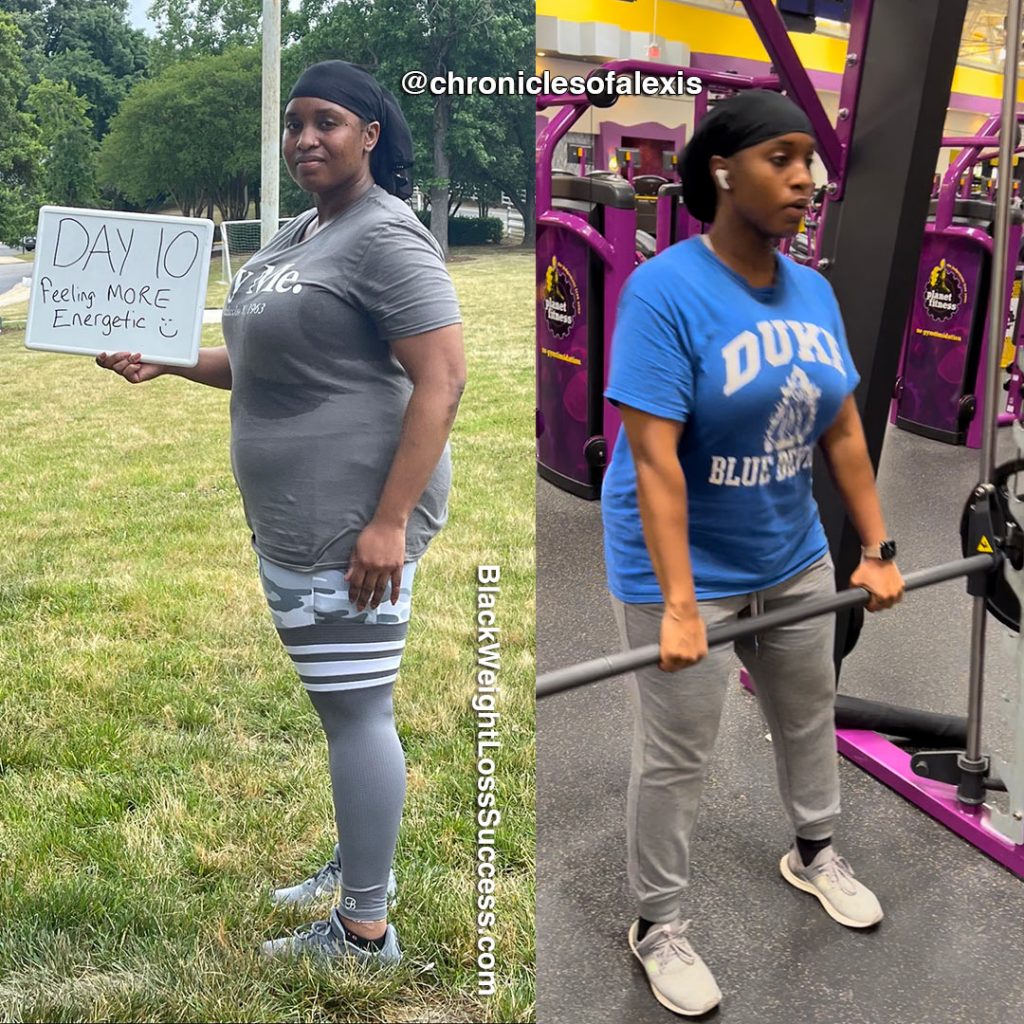 Alexis lost 65 pounds - Black Weight Loss Success