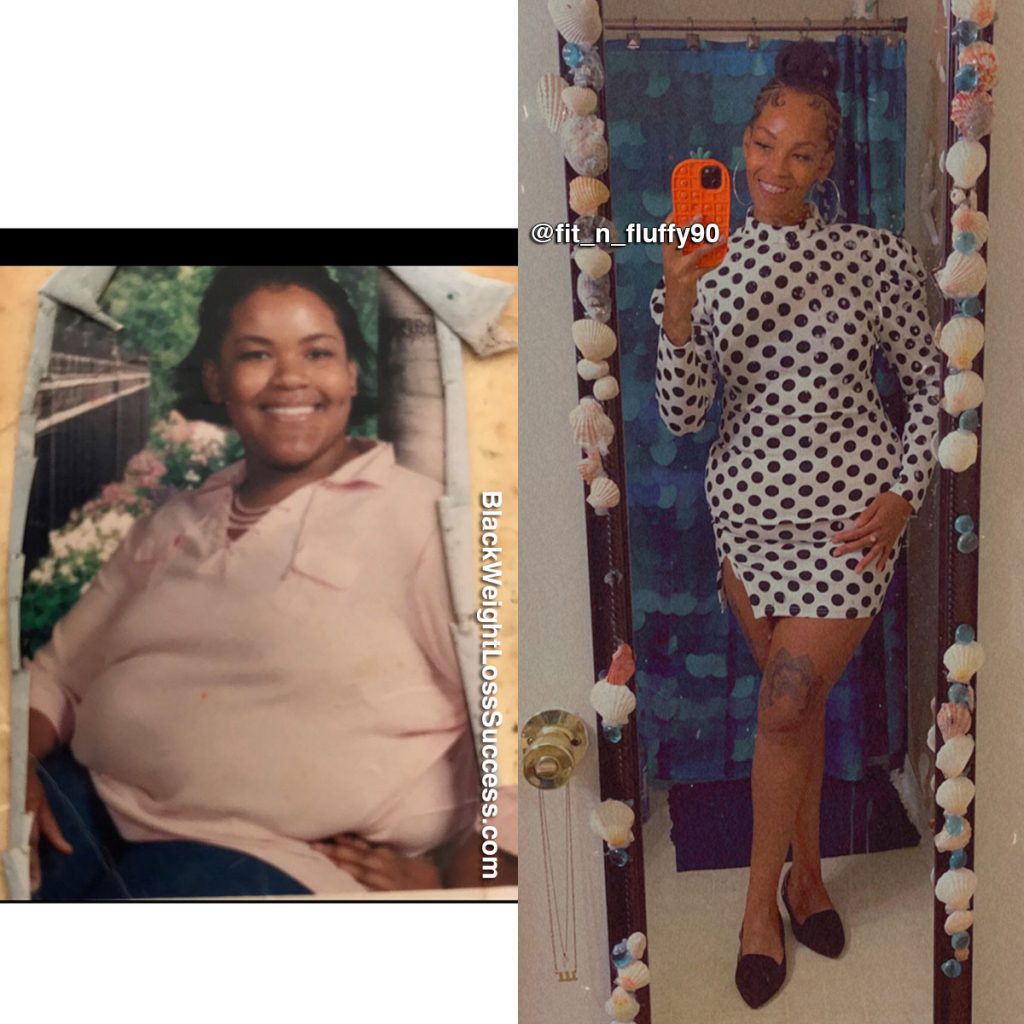 Paige lost 175 pounds - Black Weight Loss Success