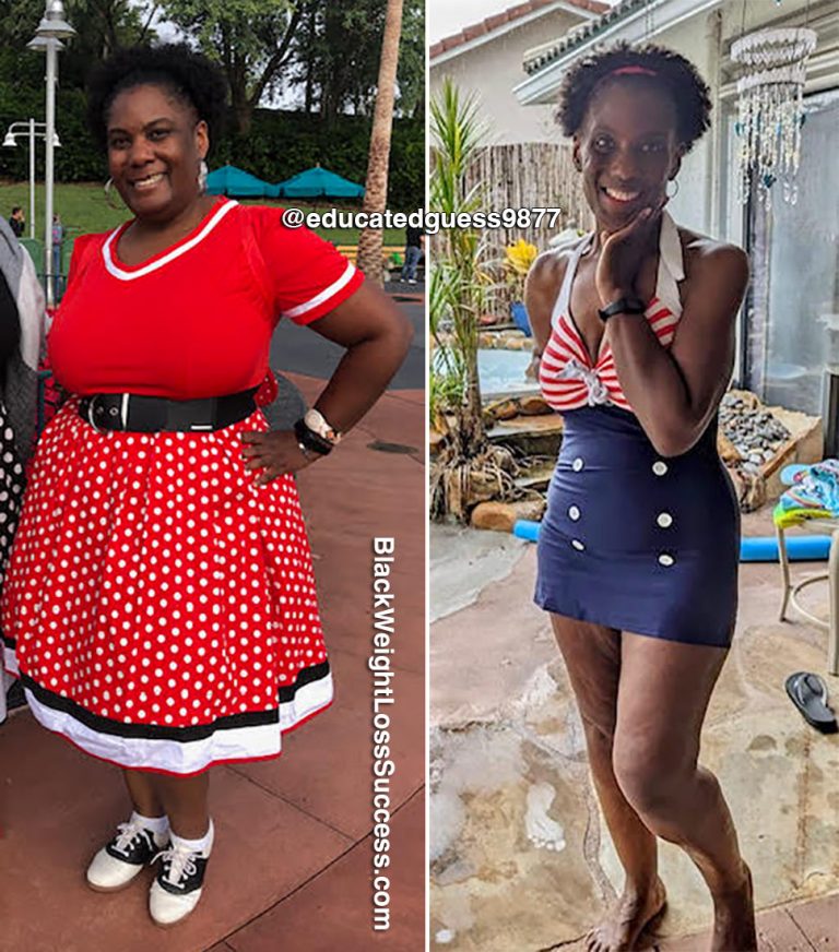 Tameara lost 127 pounds - Black Weight Loss Success