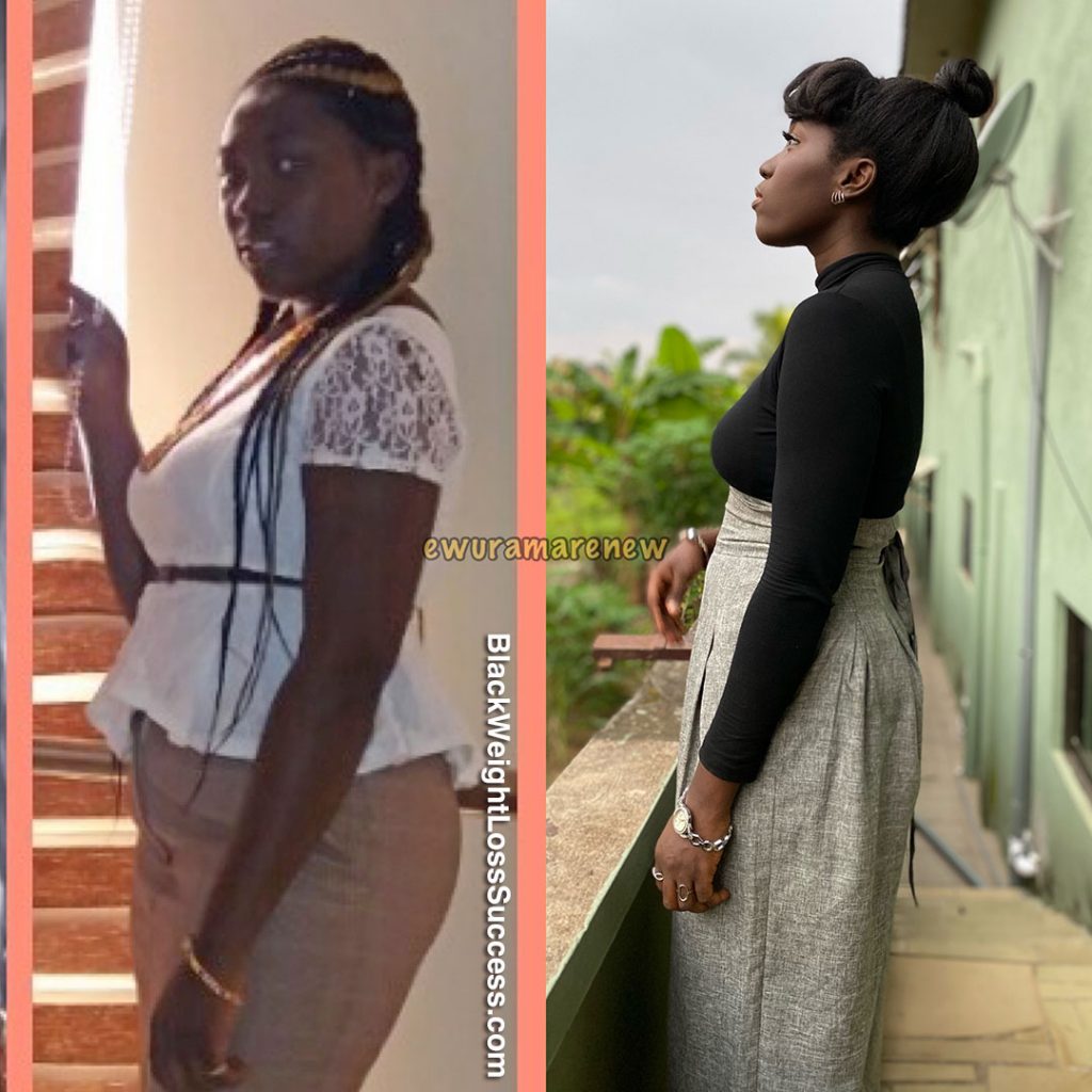 Emy lost 20 pounds - Black Weight Loss Success