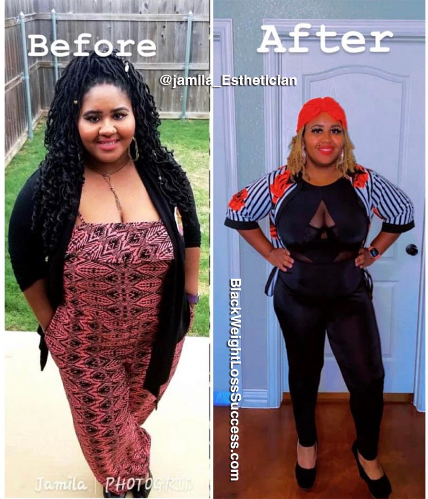 Jamila lost 70 pounds - Black Weight Loss Success