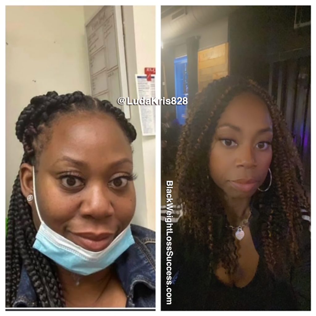 Kristina lost 166 pounds - Black Weight Loss Success