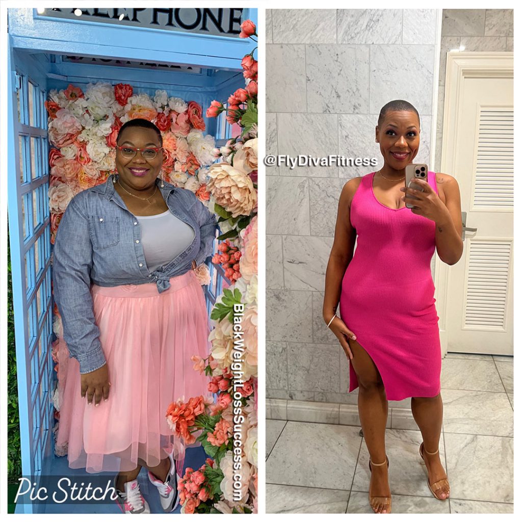 Ra’Sheia lost 118 pounds - Black Weight Loss Success