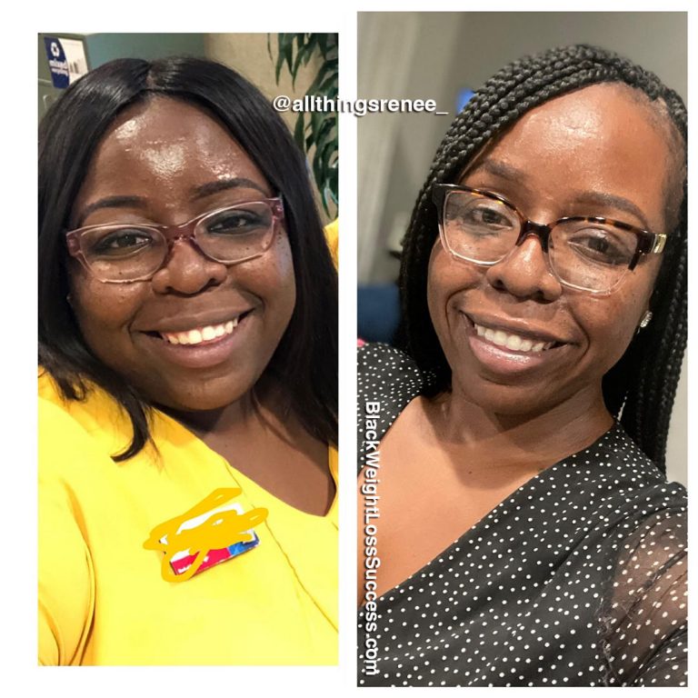 Renee lost 103 pounds - Black Weight Loss Success