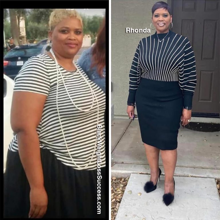Rhonda lost 78 pounds - Black Weight Loss Success