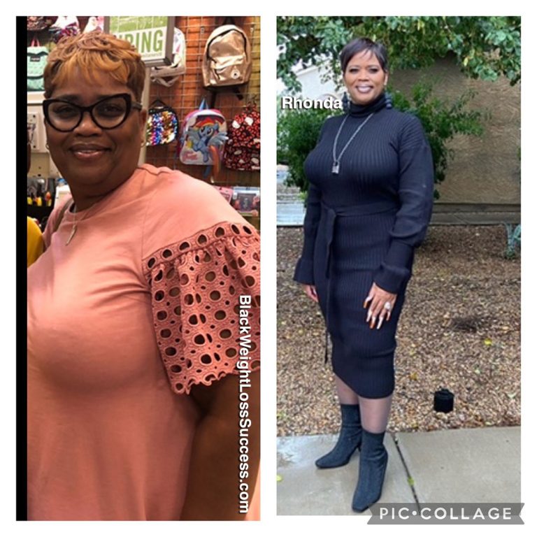 Rhonda lost 78 pounds - Black Weight Loss Success