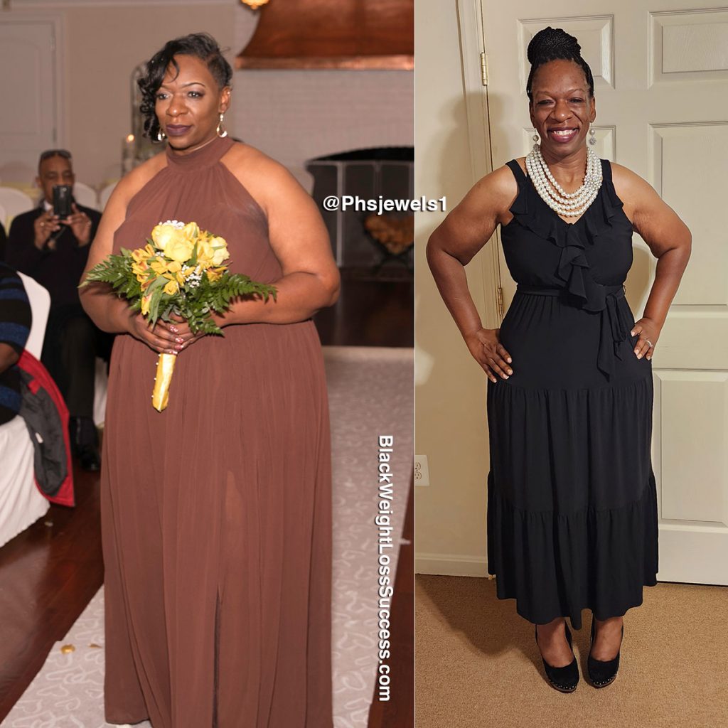 Treva lost 257 pounds - Black Weight Loss Success