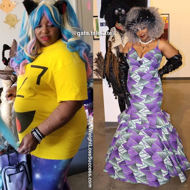 Gata lost 67 pounds - Black Weight Loss Success