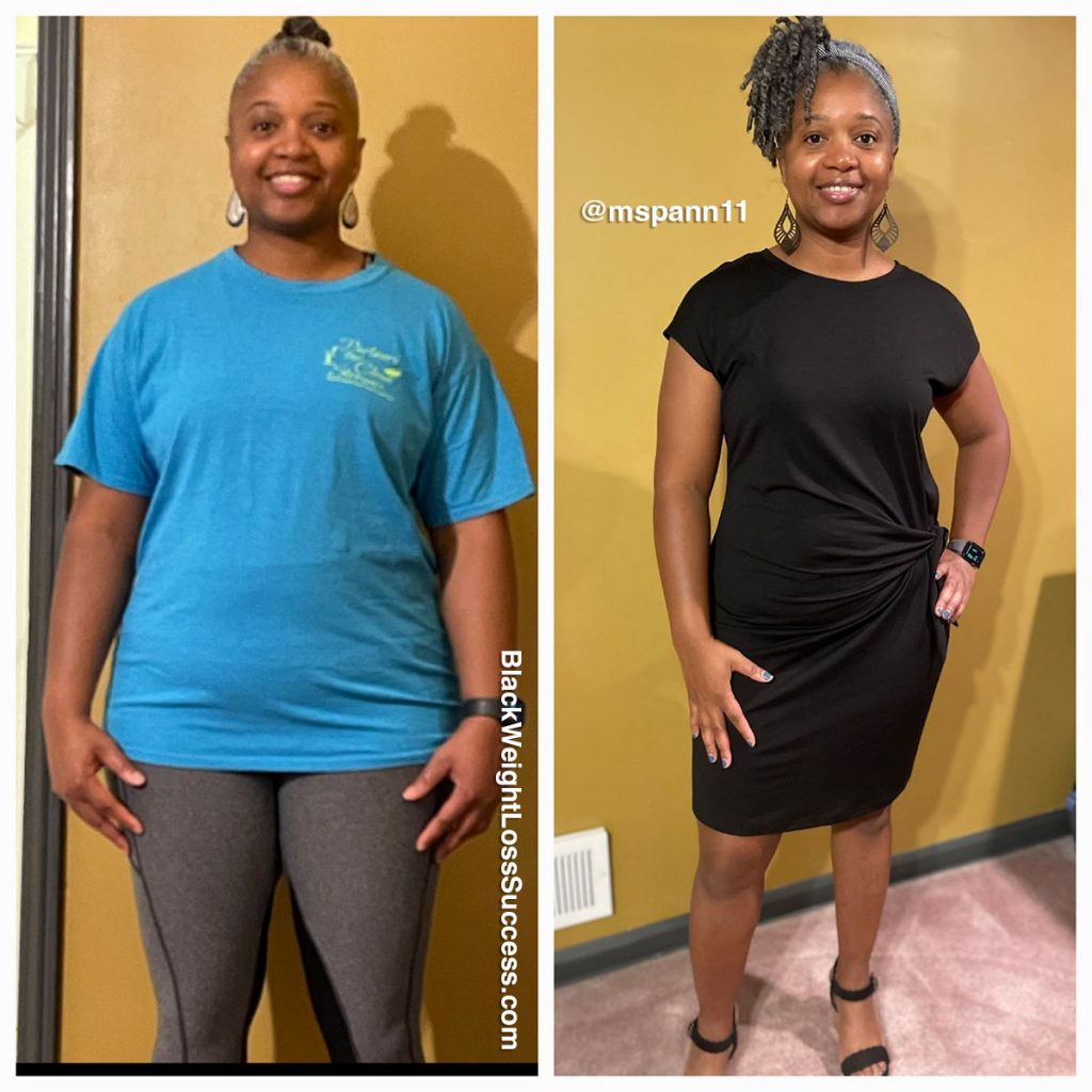 Melissa lost 23 pounds - Black Weight Loss Success