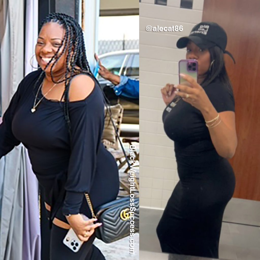 Alessandra lost 31 pounds - Black Weight Loss Success