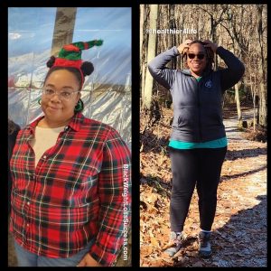 Dana lost 58 pounds - Black Weight Loss Success