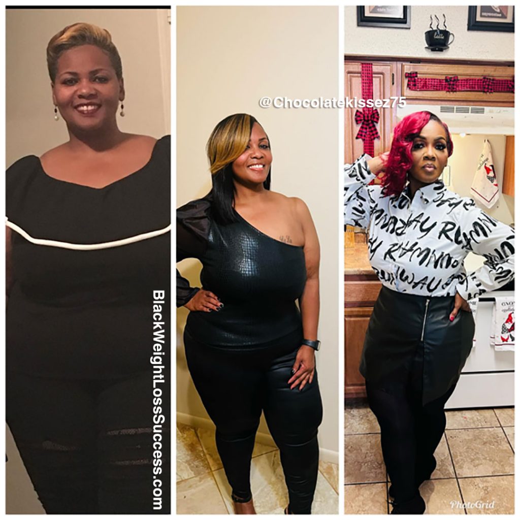 Lakia lost 122 pounds - Black Weight Loss Success