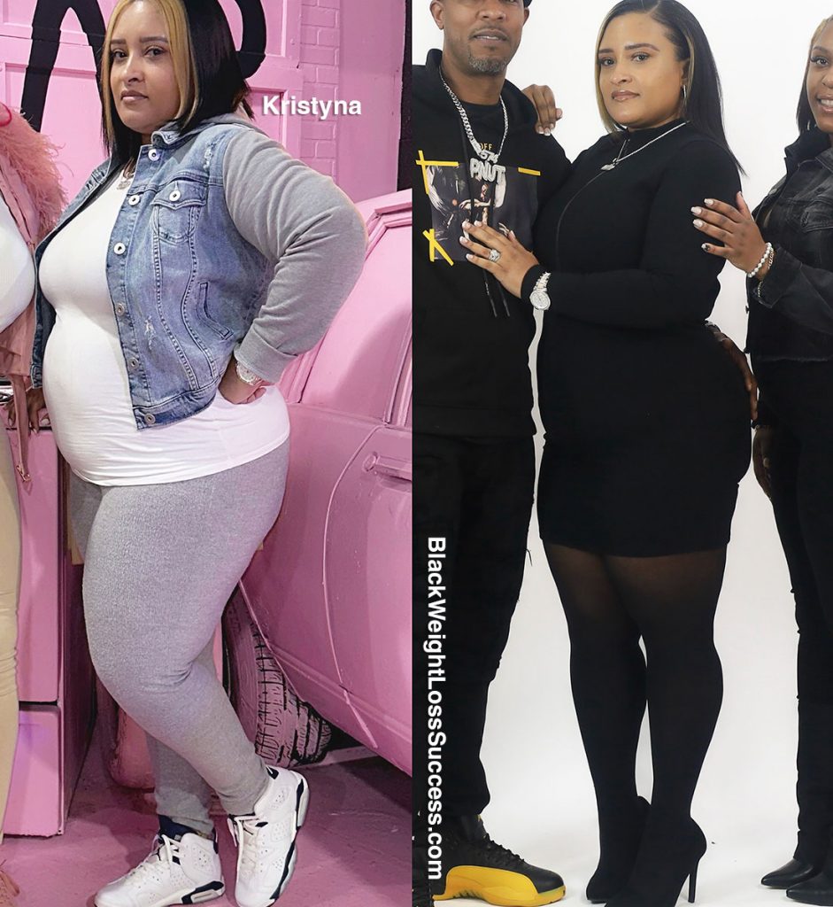 Kristyna lost 44 pounds - Black Weight Loss Success