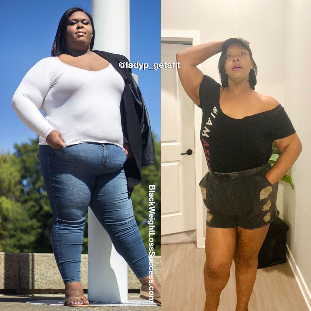 Pilar lost 210 pounds - Black Weight Loss Success