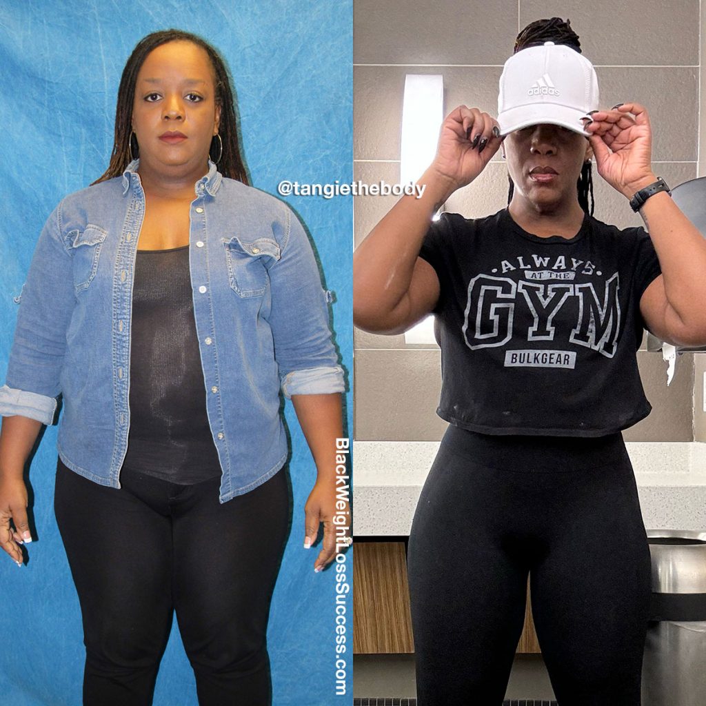 Tangie lost over 70 pounds - Black Weight Loss Success