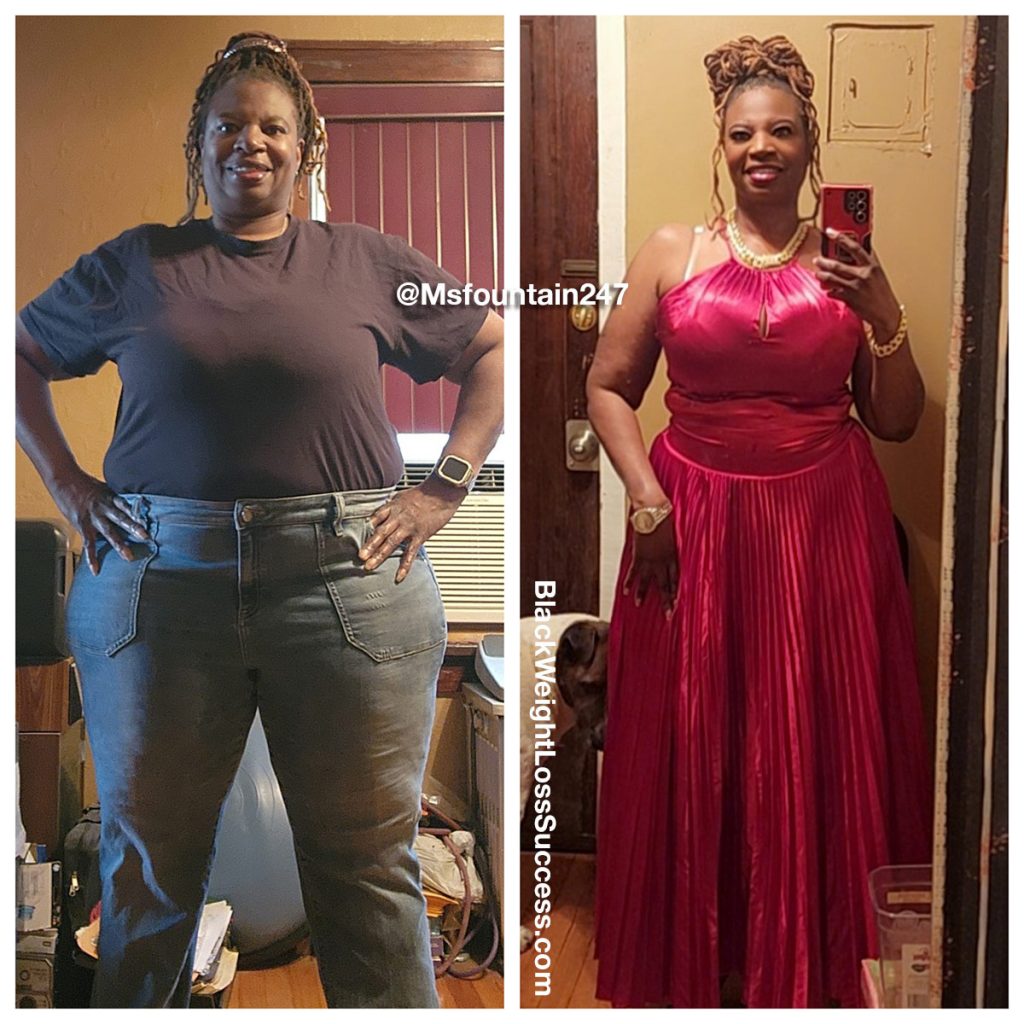Consuella lost 44 pounds - Black Weight Loss Success